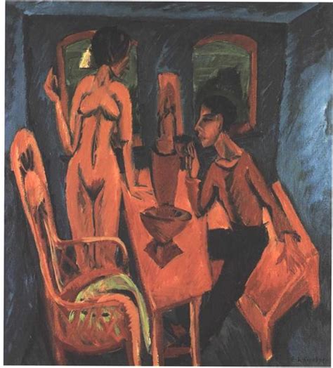 Tower Room Self Portrait With Erna Ernst Ludwig Kirchner WikiArt Org