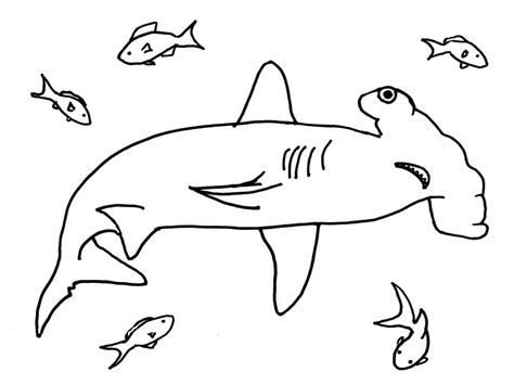 Coloriage Un Requin Mignon télécharger et imprimer gratuit sur