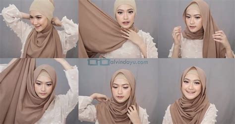 Tutorial Hijab Pashmina Simple Menutup Dada Newstempo