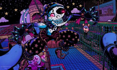 Fnaf Security Breach Daycare Attendant Moon Rfivenightsatfreddys