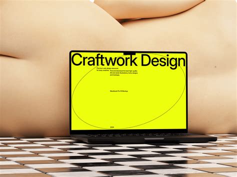 Naked MacBook Pro Mockups Craftwork