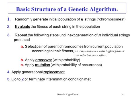 comp305 part ii genetic algorithms genetic algorithms ppt video online download