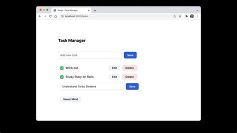 hotwire tutorial inline editing using turbo frames youtube