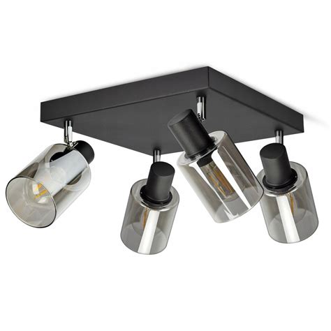 Lampa Wisząca Sufitowa Żyrandol Czarna Szklana Glass Tube 535 AG4 LED