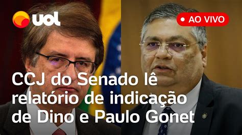 Flávio Dino no STF e Paulo Gonet na PGR CCJ do Senado lê ao vivo o