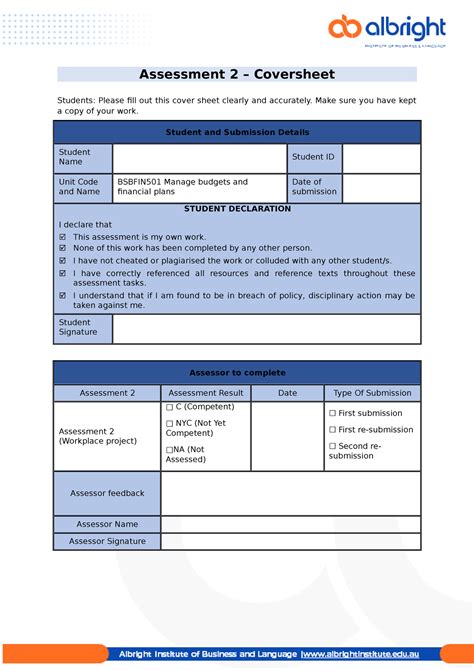 Bsbfin 501 Assessment 2 Word Version Assessment 2 Assessment 2