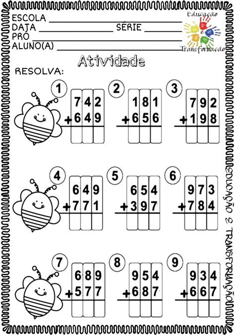 Atividade De Adição E Subtração MIXBRAIN