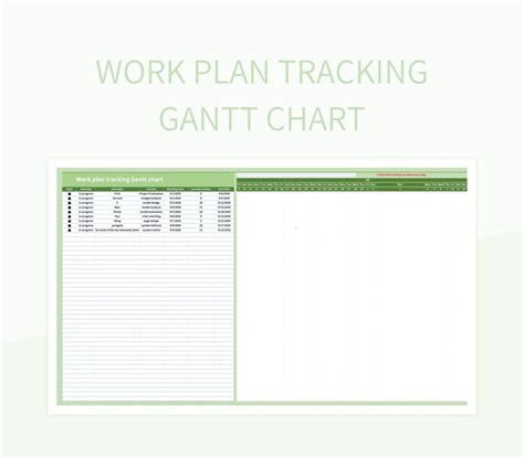 Free Work Plan Tracking Templates For Google Sheets And Microsoft Excel