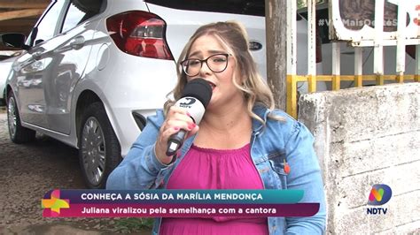 Conheça a sósia da Marília Mendonça Juliana viralizou pela semelhança