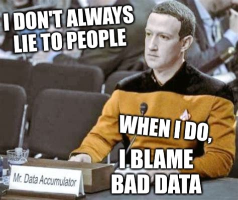 Techrights Meme Mark Zuckerberg They Trust Me Dumb Fucks