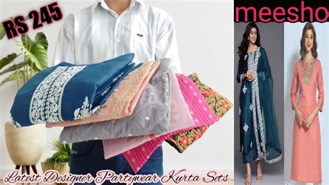 Meesho Latest Designer Kurtis Kurta Set Haul Under Rs 500 Meesho