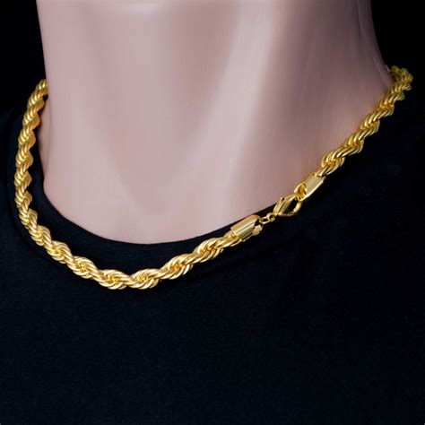 Corrente Elo Cordão Baiano 7mm 59 6 Gramas Banhada A Ouro 18k Joias