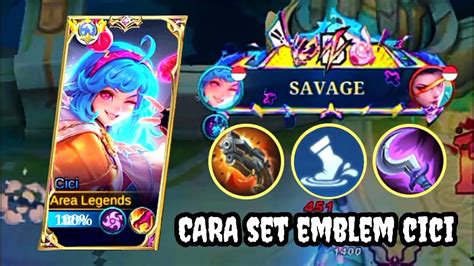 Cara Beli Item Dan Set Emblem Cici Gameplay Cici Build Tersakit