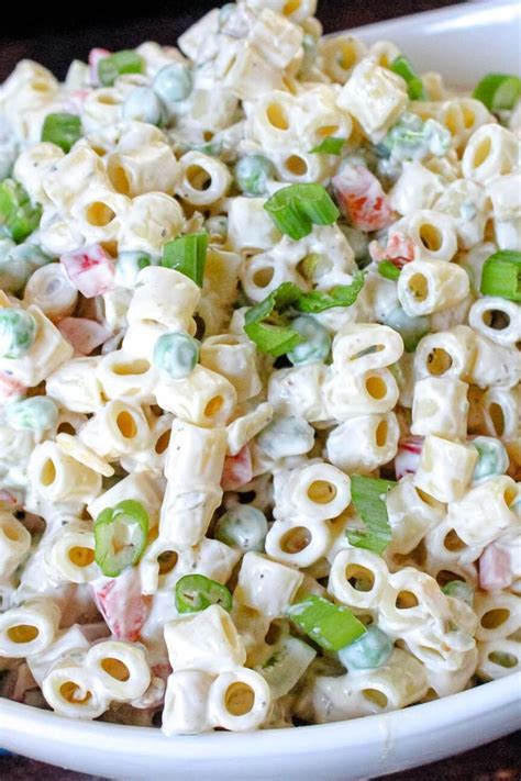 This Basic Macaroni Salad Recipe Is Easy And Just The Best The Perfect