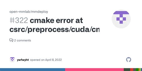 cmake error at csrc preprocess cuda cmakelists txt 7 find packages · issue 322 · open mmlab