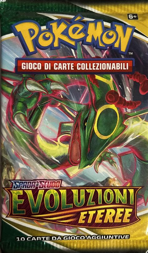 Pokémon Spada e Scudo Evoluzioni Eteree Busta 10 Carte Artwork