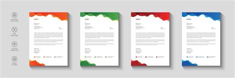 papier à en tête d entreprise modèle de papier à en tête avec