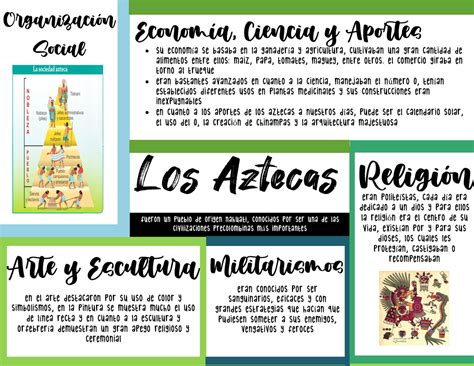 Los Aztecas Breve Resumen General Sobre La Cultura Azteca Fueron Un