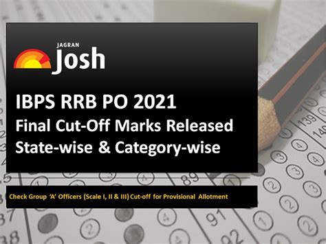 Ibps Rrb Po Final Cut Off Released Check Category Wise Marks