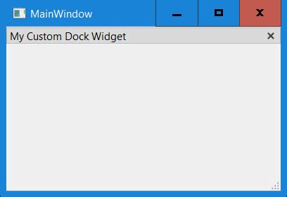 PyQt5 Using Custom QDockWidget From Designer Ui File Stack Overflow