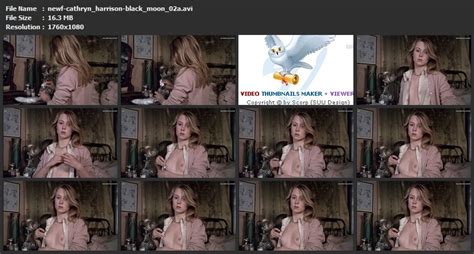 Cathryn Harrison In Black Moonnewf S Celebrity Clip Blog
