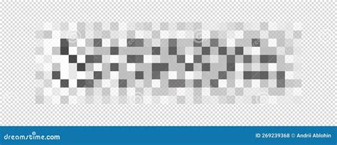 Censor Blur Effect Texture On Transparent Background Skin Tone Colored