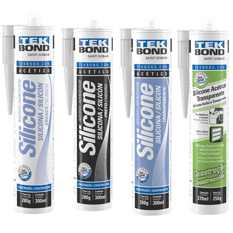 Tubo Silicone Adesivo Veda Pia Box Vaso Veda O Ac Tico Incolor Branco