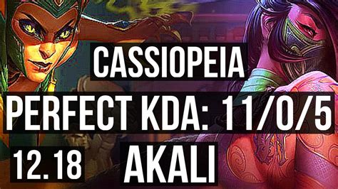 Cassio Vs Akali Mid Legendary Games Euw Diamond