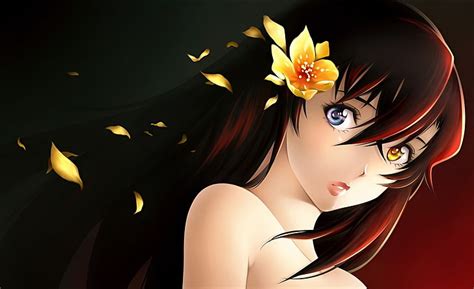 HD Wallpaper Anime Beautiful Girl Red Haired Anime Woman Artistic
