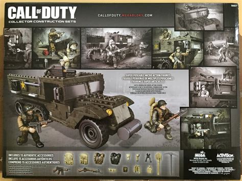 G I Jigsaw Mega Construx Call Of Duty Wwii Half Track