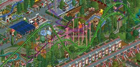 RollerCoaster Tycoon Bumbly Beach Complete Park Coaster101