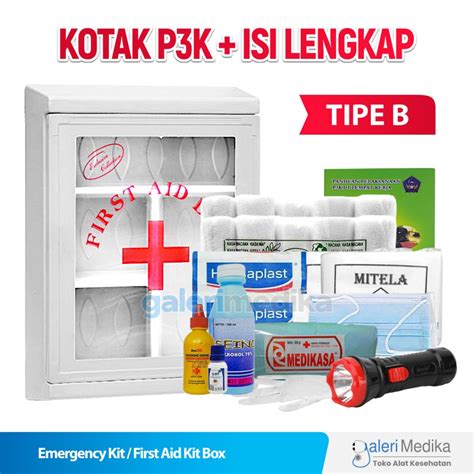 Jual Kotak P3K Tipe B Lengkap Dengan Isi Pertolongan Pertama Pada