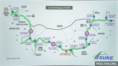 Suke Highway Map And List Of Interchanges Paultan Org
