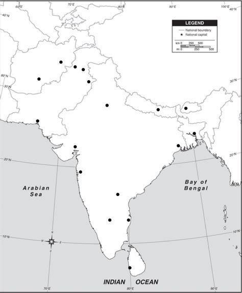 South Asia Map Quiz Diagram Quizlet