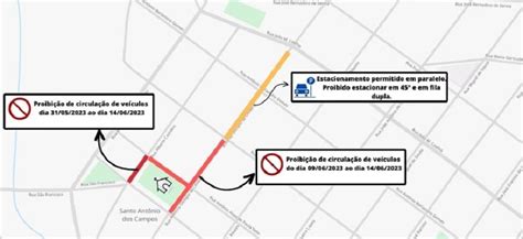 Prefeitura informa interdições que ocorrerão para Festa de Santo