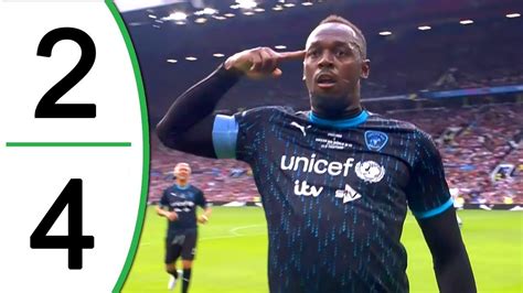 Soccer Aid England Vs World Xi Extended Highlights Goals