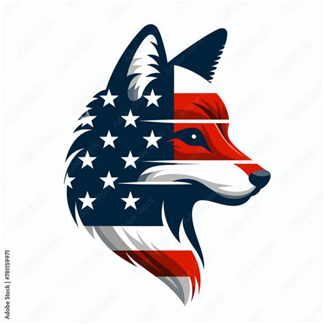 Fox Wear Usa Top Hat Th Of July Patriotic American Flag Cartoon