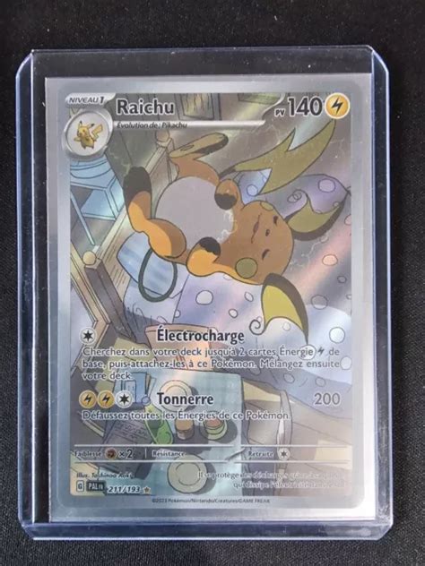 CARTE POKÉMON RAICHU Secrète 211 193 Evolution à Paldea FR Neuf