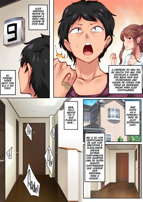 Brincando sozinho em casa minha amiga de infância Doujinshi