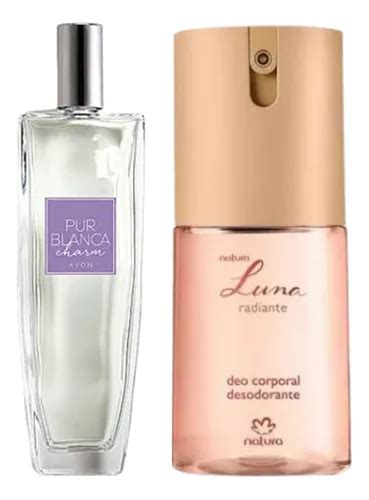 Natura Luna Deo Corporal 100ml Avon Pur Blanca Colônia 75ml Para