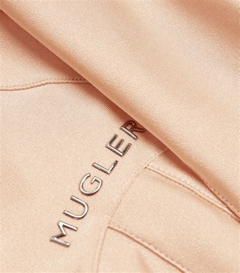 Womens Mugler Nude Mesh Detail Mini Dress Harrods Uk