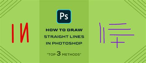 How To Draw Straight Lines In Photoshop Quick And Easy Steps