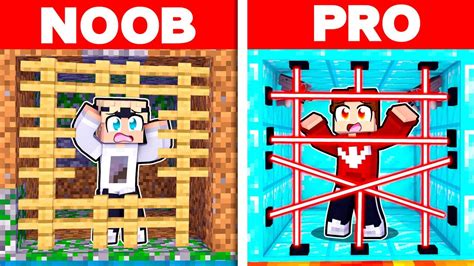 NOOB vs PRO GEFÄNGNIS BAU BATTLE Minecraft YouTube