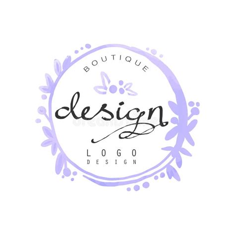 Diseño Del Logotipo De La Moda Insignia Para El Boutique De La Ropa