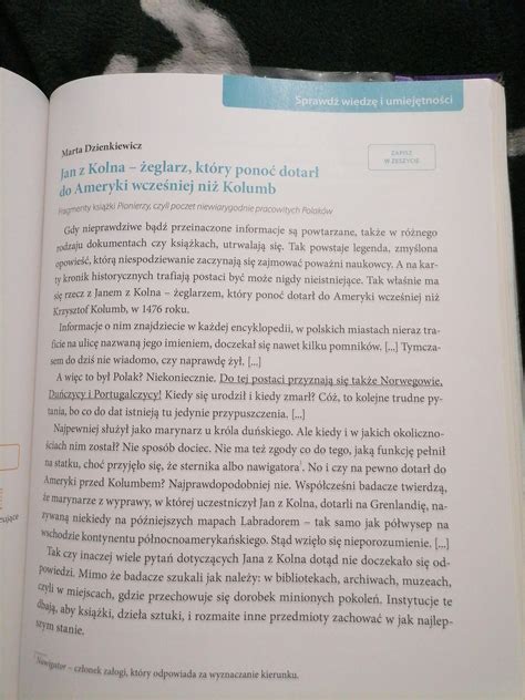 Przeczytaj Tekst I Odpowiedz Na Zadania 1 2 3 4 5 Brainly Pl