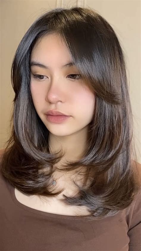 Layered Haircuts For Medium Hair Bangs With Medium Hair Haircuts