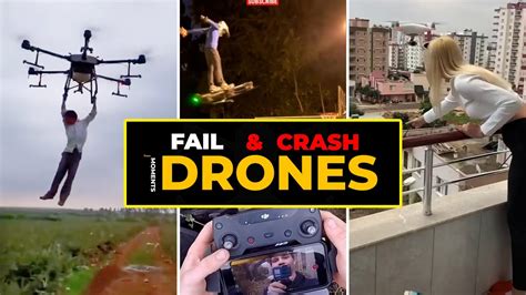 Funny Fail Crash Drone Compilation 1 YouTube
