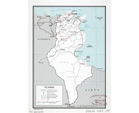 Maps Of Tunisia Collection Of Maps Of Tunisia Africa Mapsland
