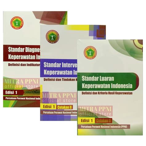 Jual ORIGINAL PROMO PAKET 3 Buku SIKI SDKI SLKI ORIGINAL PPNI