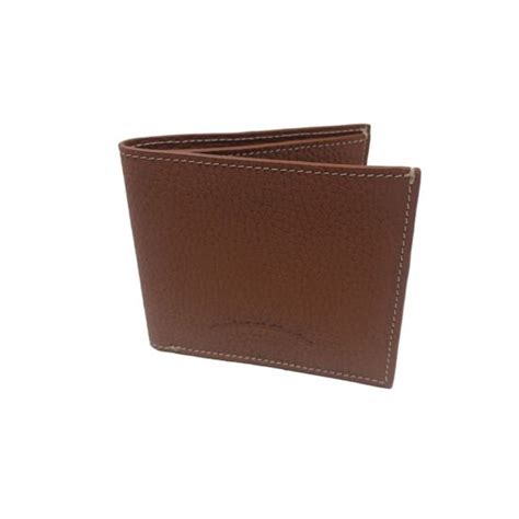 Bourse en cuir de taurillon grainé Charles et Charlus Modèle noir
